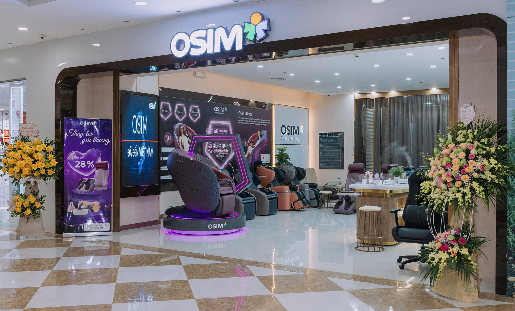 Địa chỉ showroom – OSIM VN